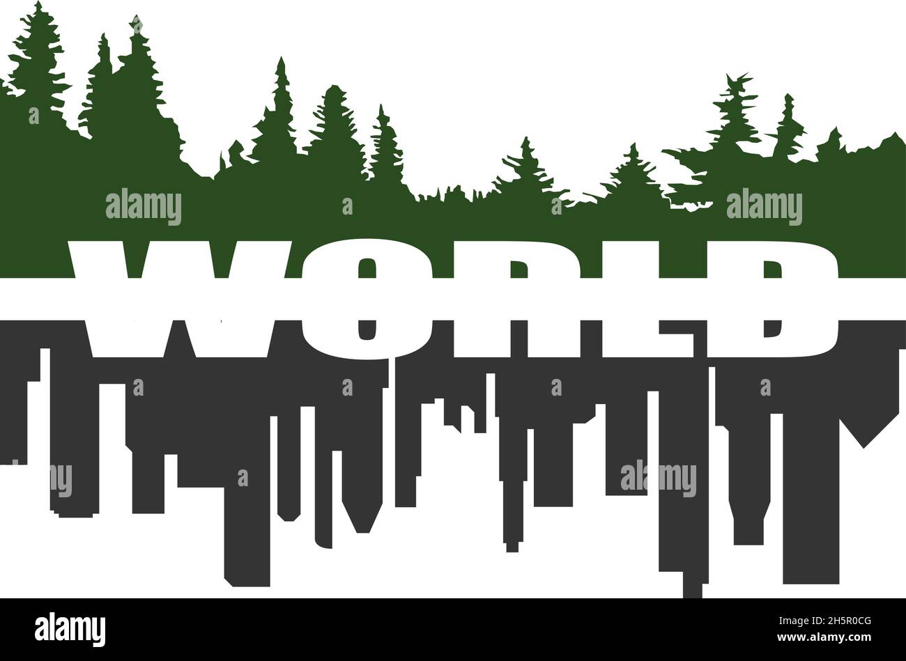 Beautiful forests landscape Cut Out Stock Images & Pictures - Alamy