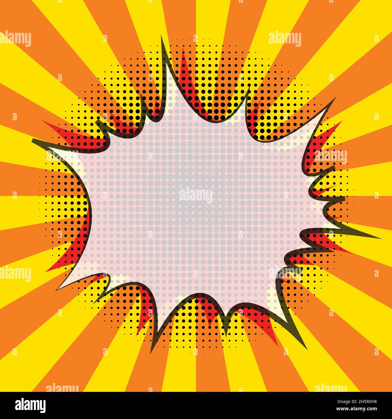 pop art comic rays and flash, for text Stock Vector Image & Art - Alamy