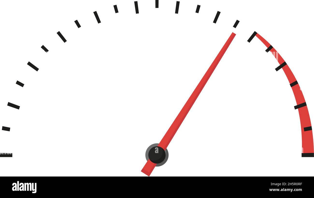 Speedometer in car on Stock Vector Images - Alamy