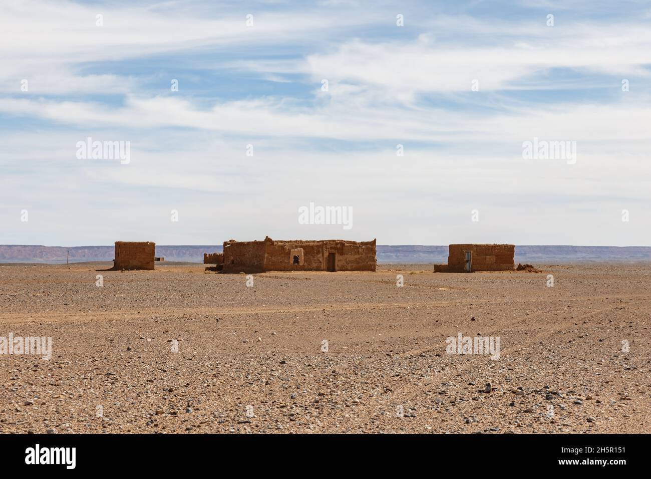 Berber huts in the Sahara Desert. Morocco Stock Photo - Alamy