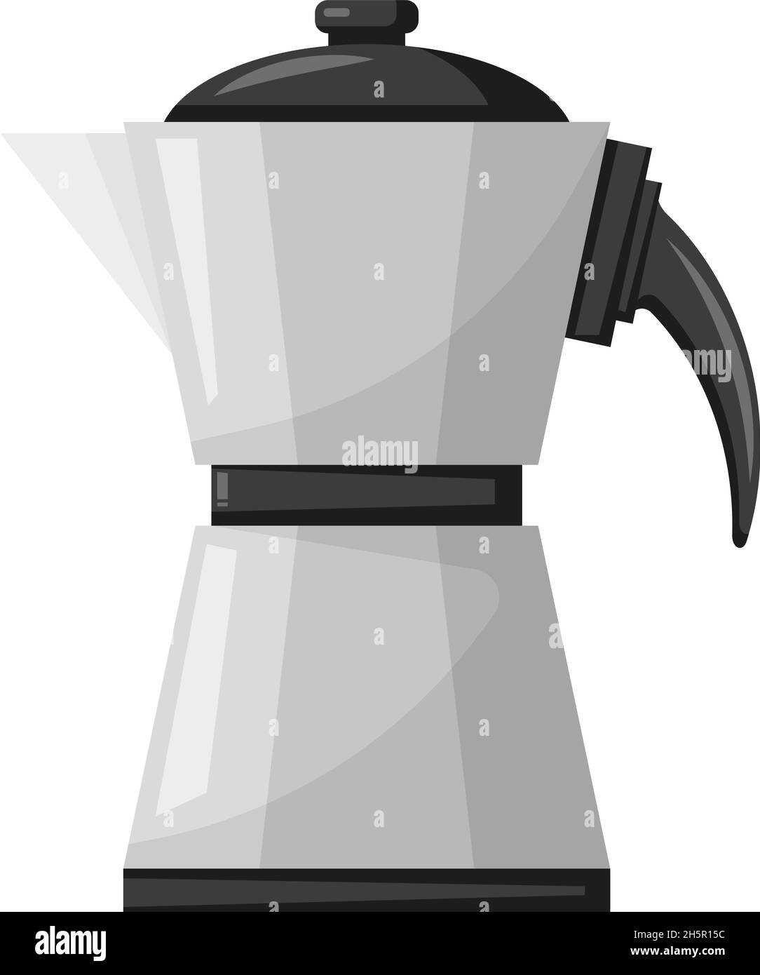 Moka coffee maker on Stock Vector Images - Alamy