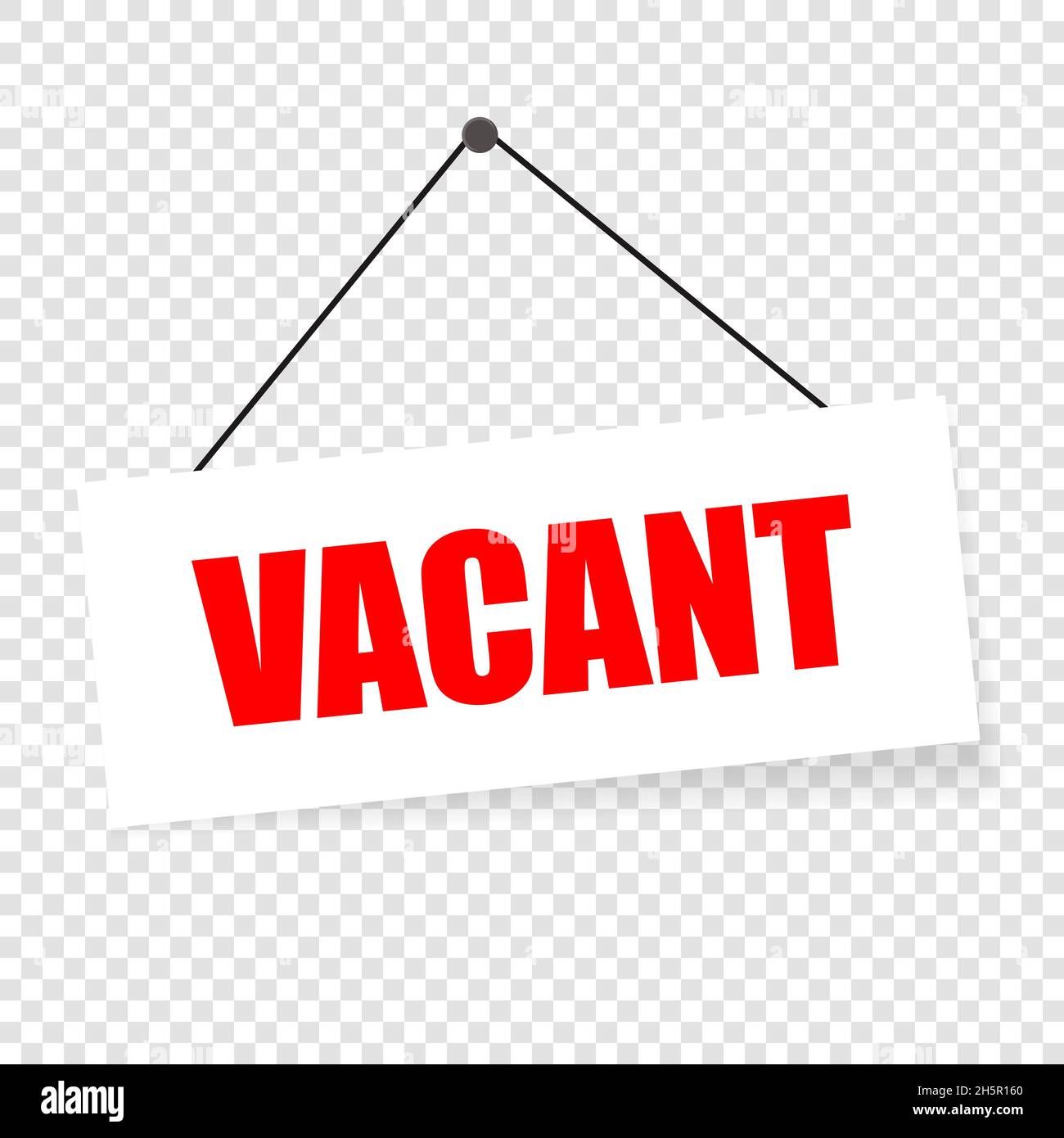Vacant vector hire job banner, hiring worker flat vacancy background ...