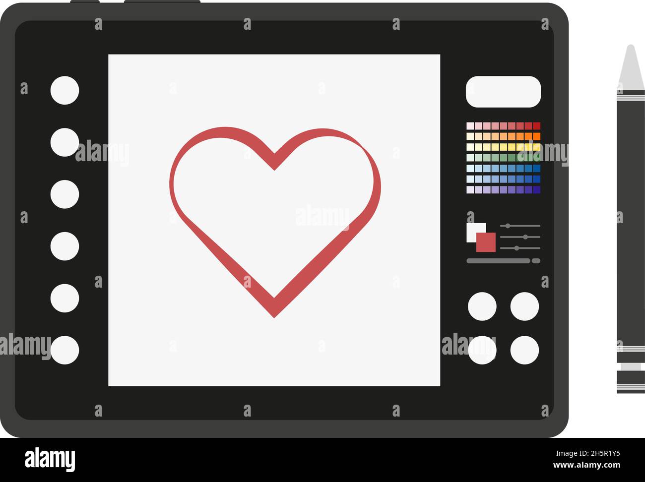 Web designer job flat Cut Out Stock Images & Pictures - Alamy