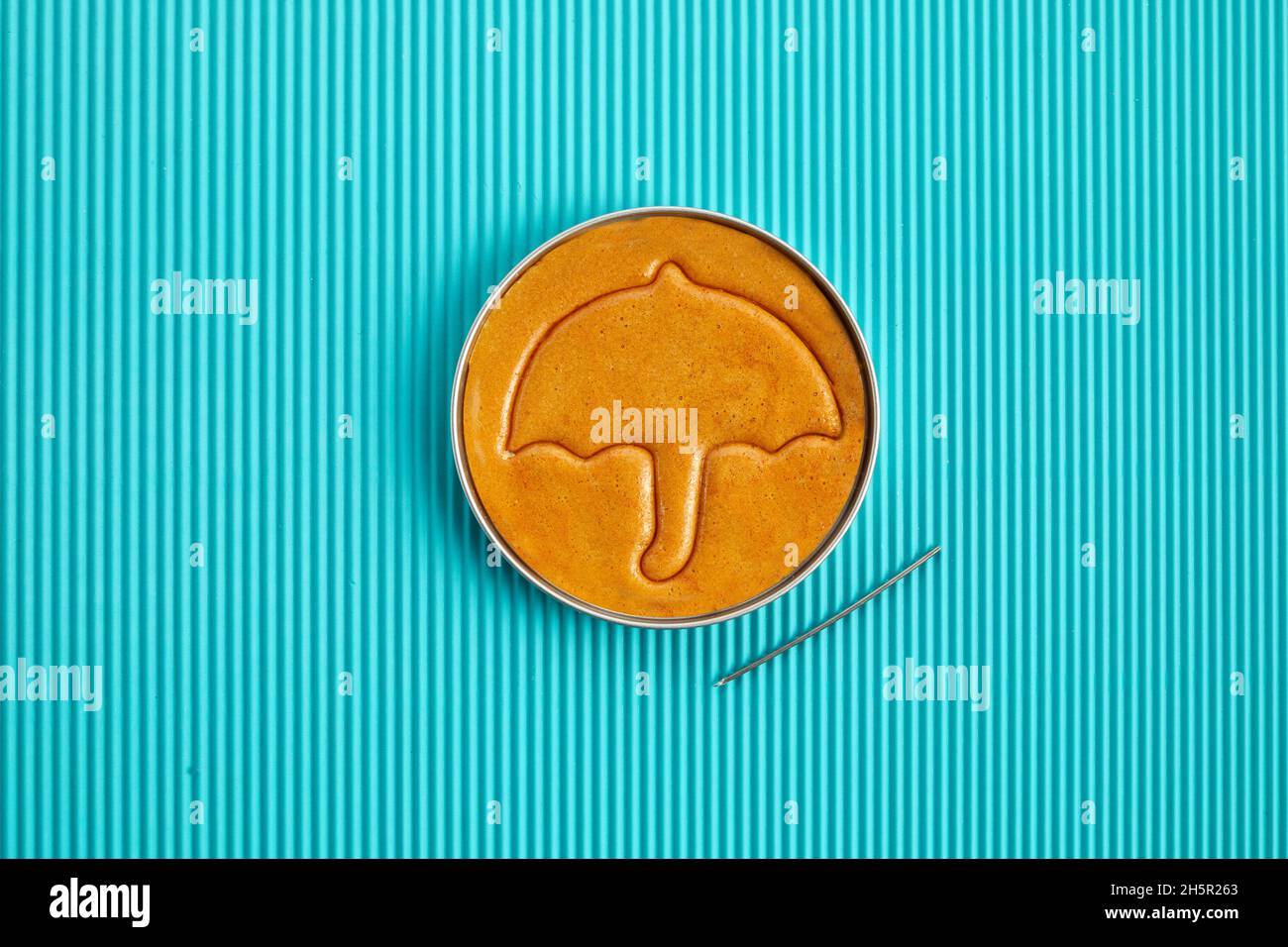 Korean Dalgona honeycomb sugar cookie with umbrella shape to play new ...