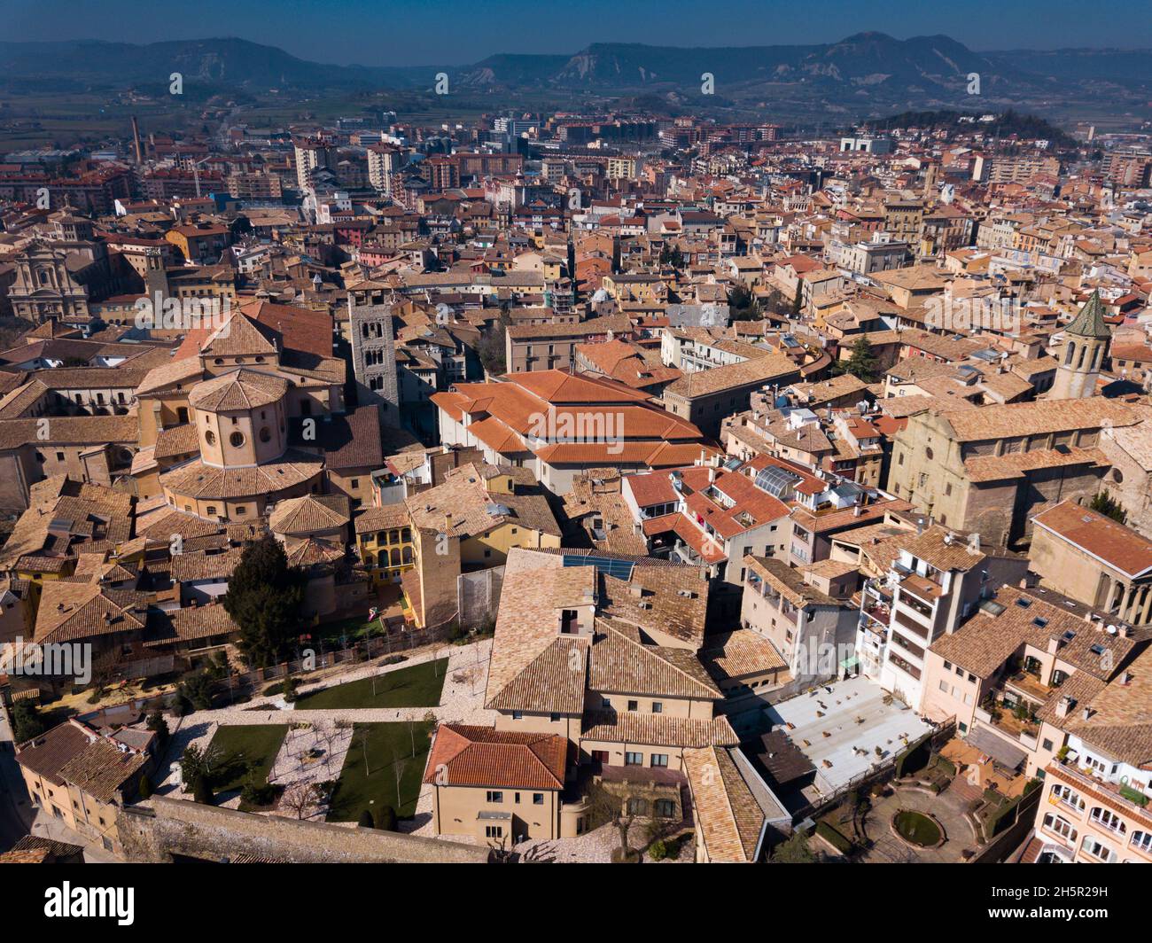 Historic centre of Vic, Catalonia Stock Photo - Alamy