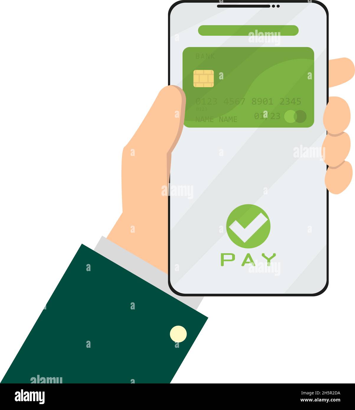 Payments processing Stock Vector Images - Alamy