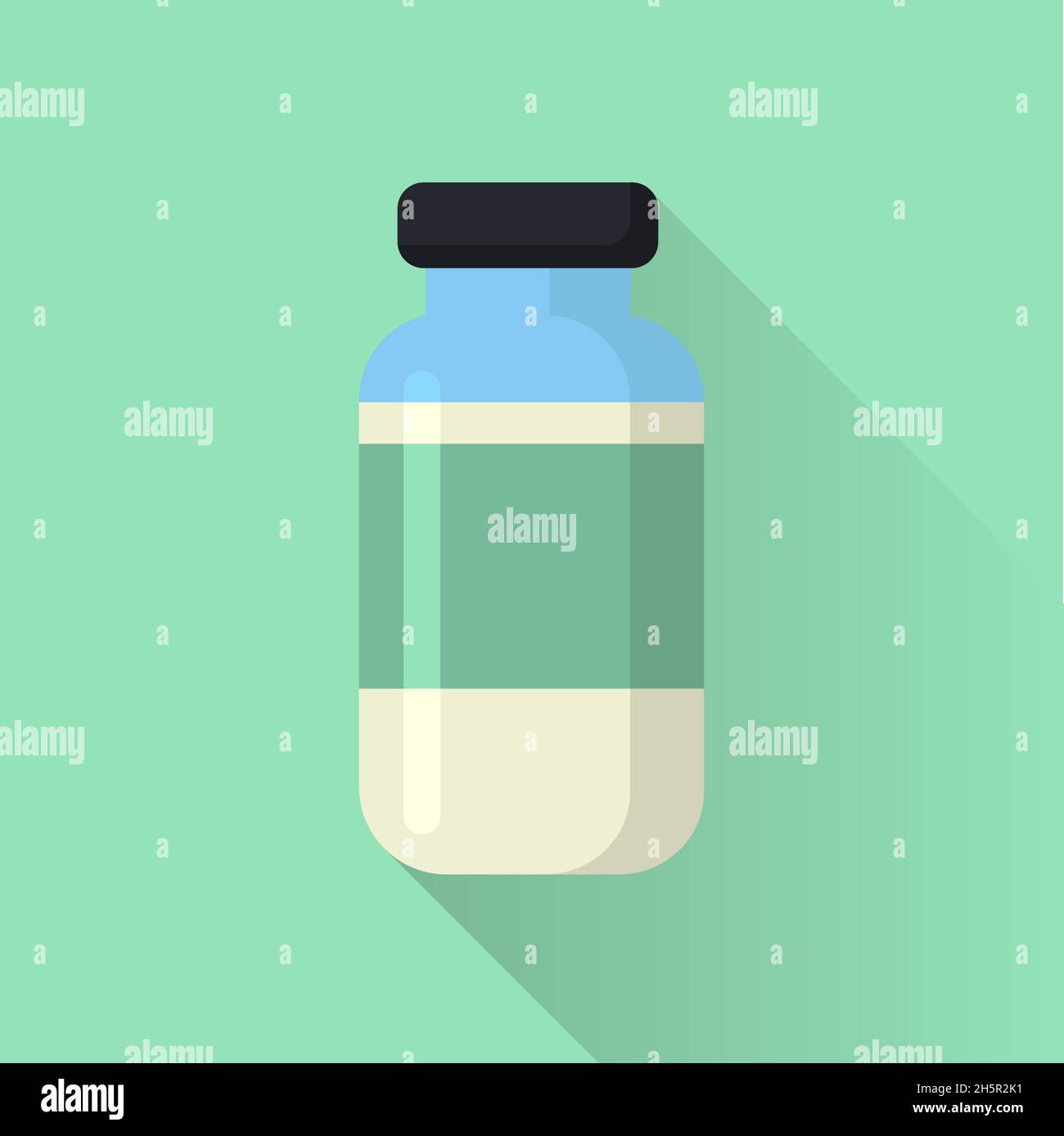 Fruit jelly on green Stock Vector Images - Alamy