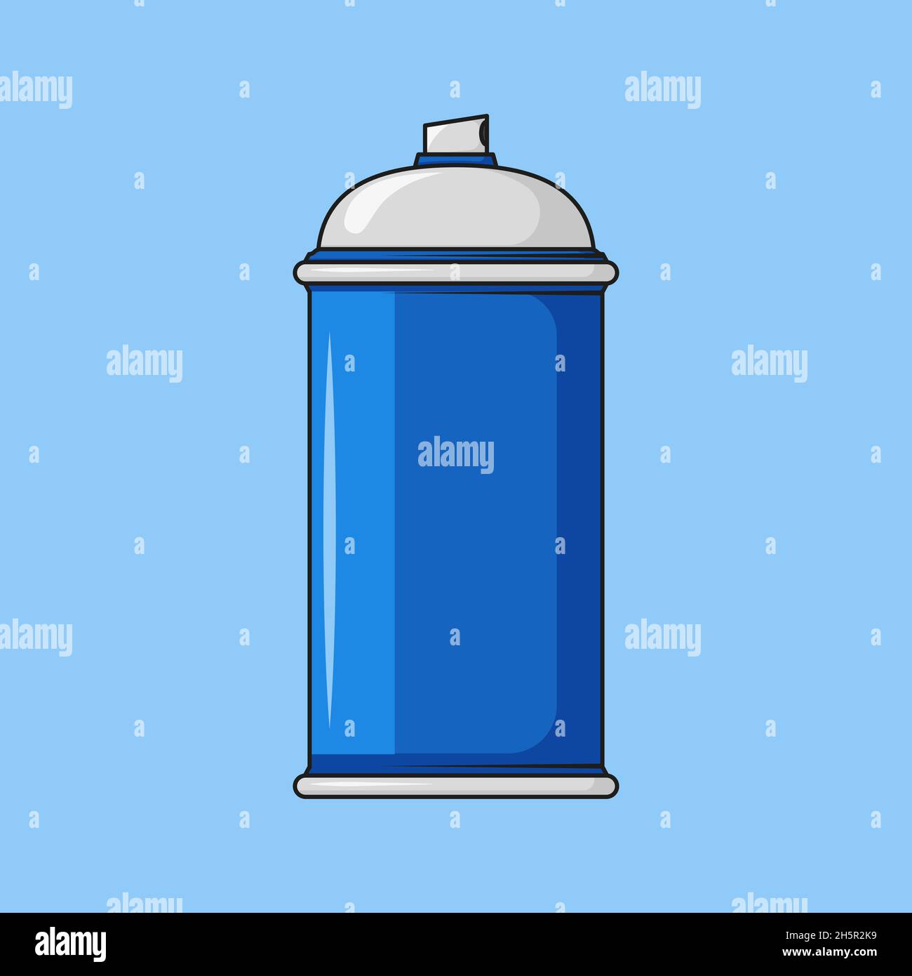 Blue canister Stock Vector Images - Alamy