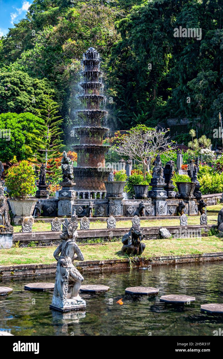 Tirta Gangga Water Palace Gardens, Bali, Indonesia Stock Photo - Alamy