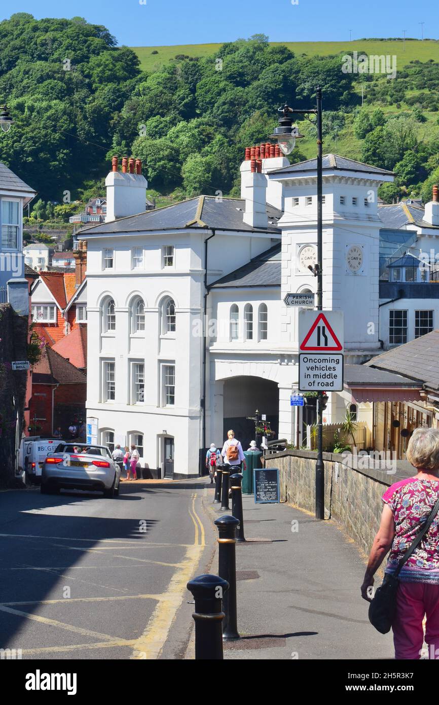 The imposing GWR Station at Kingswear is the southern terminus of the ...
