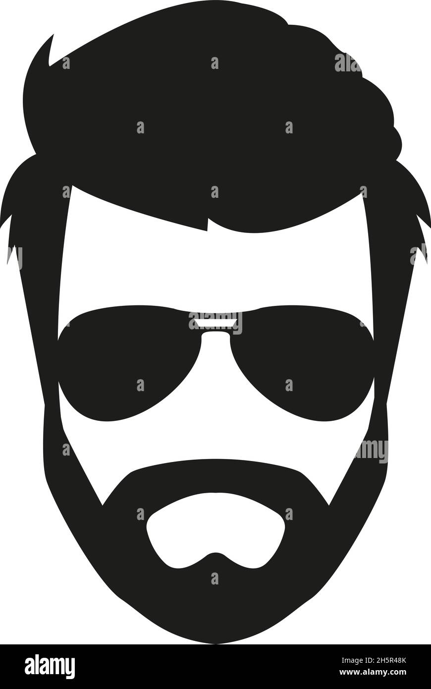 Head of an old man with a white beard Cut Out Stock Images & Pictures ...