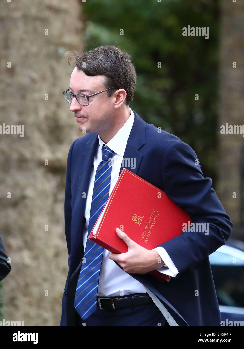 Chief Secretary to the Treasury Simon Clarke arrives for a meeting at ...