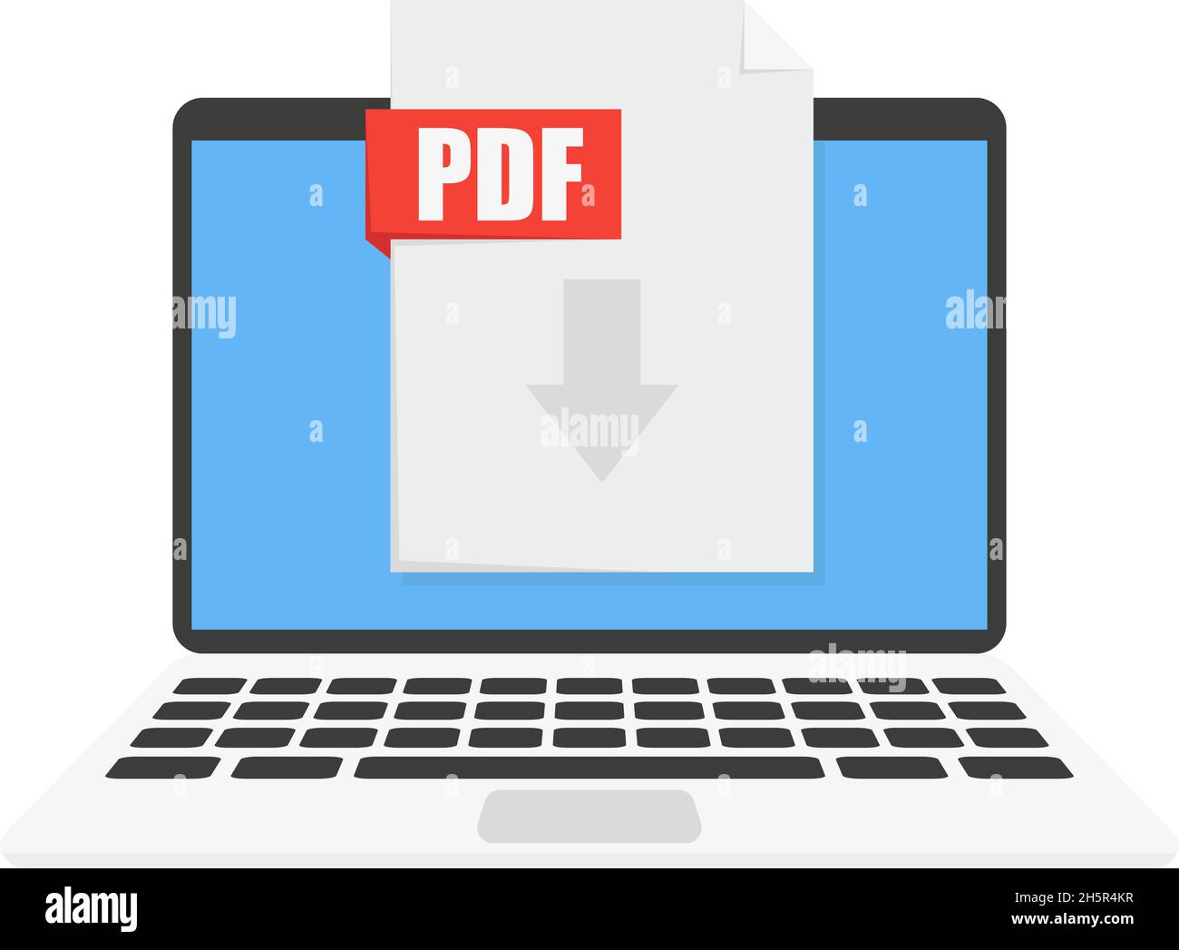 Pdf arrow Stock Vector Images - Alamy