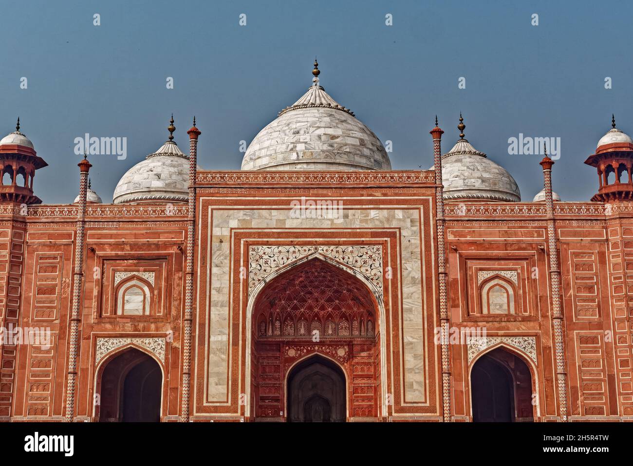 Mosque, Taj Mahal Stock Photo - Alamy