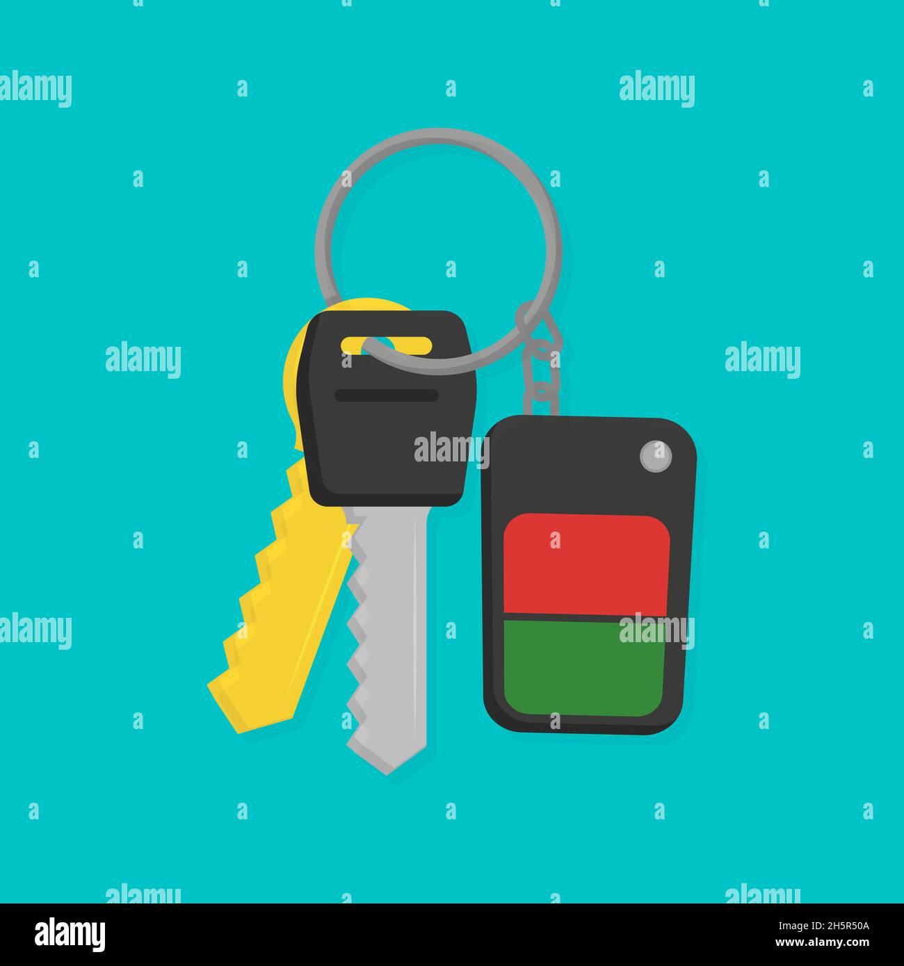 Blue metal door in Stock Vector Images - Alamy