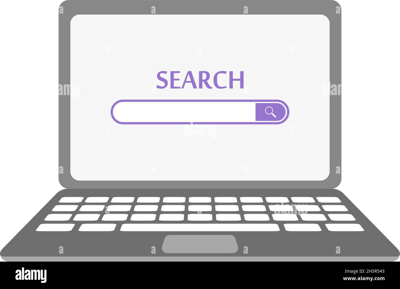 Search bar in flat Stock Vector Images - Alamy