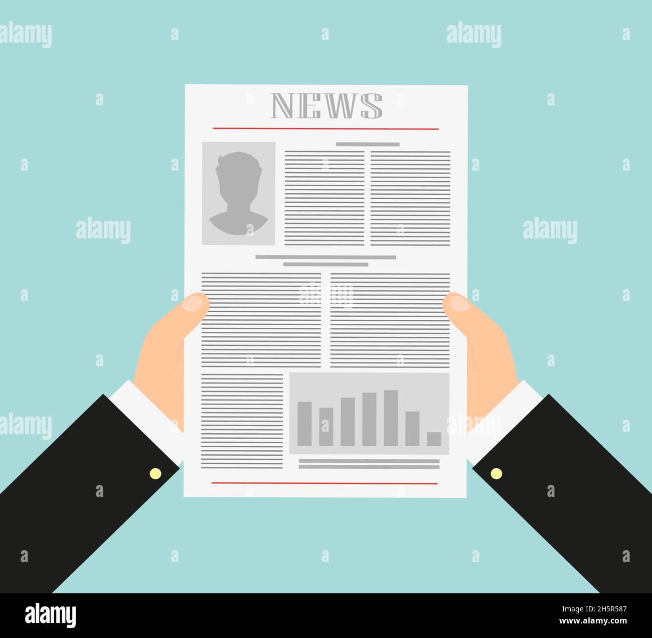 Newspaper style cartoon hi-res stock photography and images - Alamy