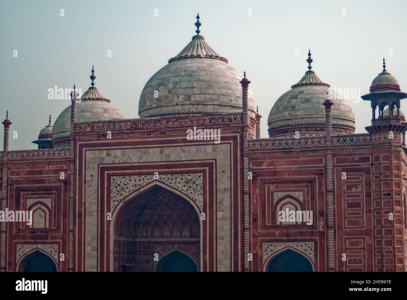 Mosque, Taj Mahal Stock Photo - Alamy