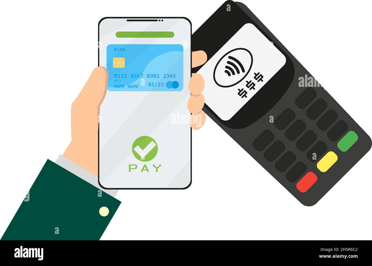 Card not present payments phone Cut Out Stock Images & Pictures - Alamy