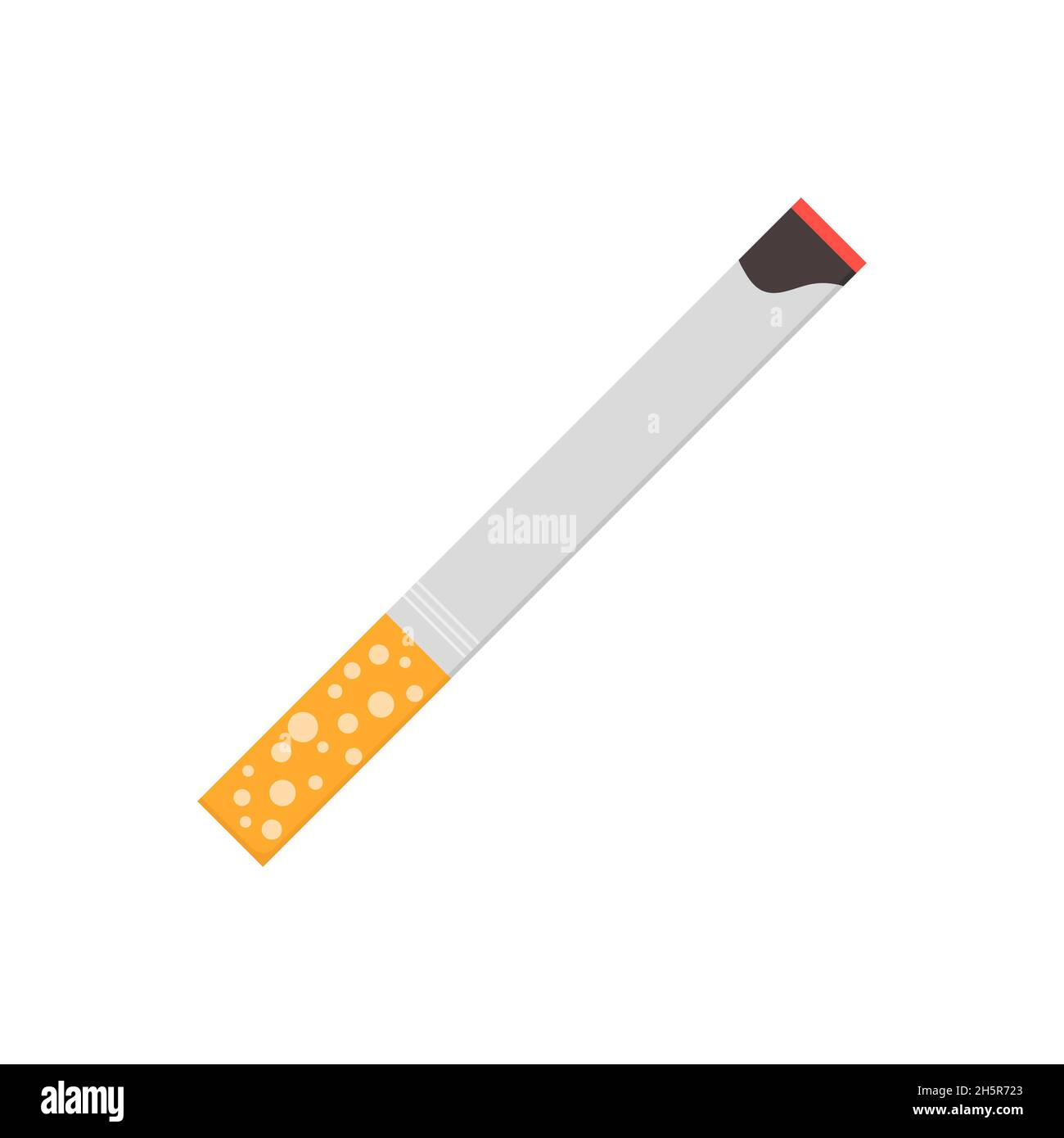 Cigarettes on isolated white background Stock Vector Images - Alamy