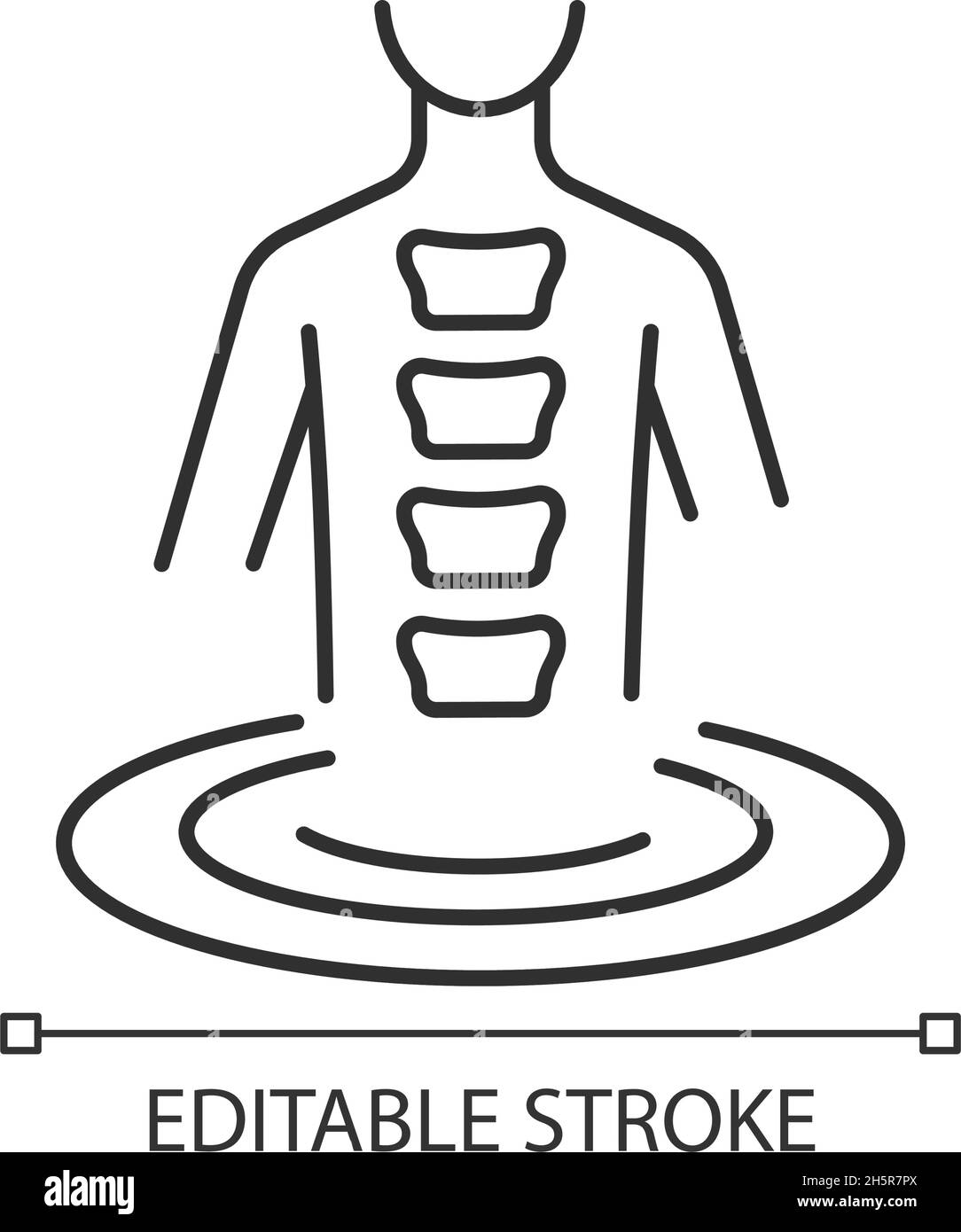 Swimming treatment linear icon Stock Vector Image & Art - Alamy