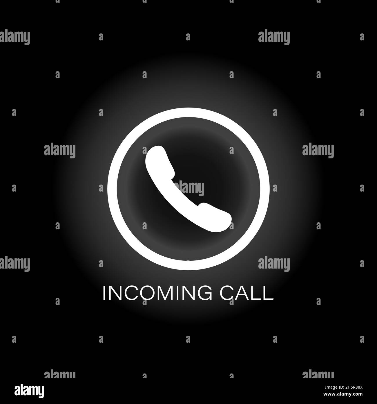 Incoming call phone Stock Vector Images - Alamy