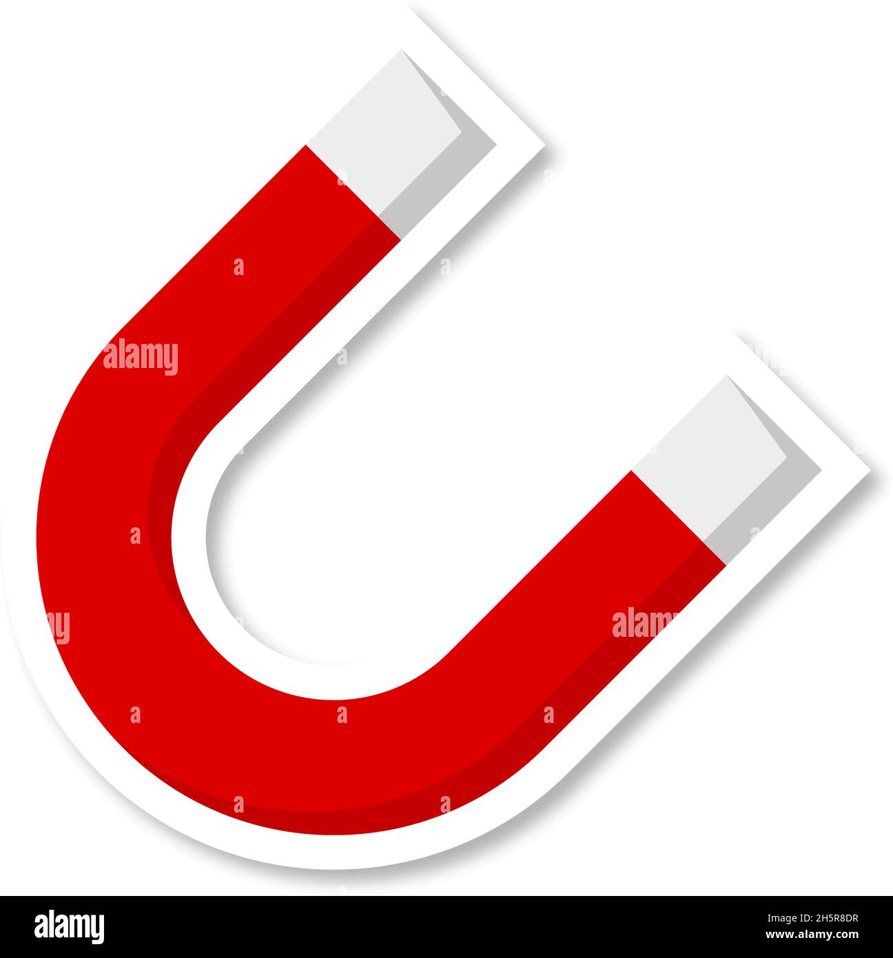 sticker magnet with shade in flat style, vector Stock Vector Image ...