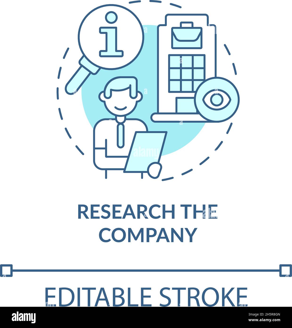 Preparing for interview illustration hi-res stock photography and ...