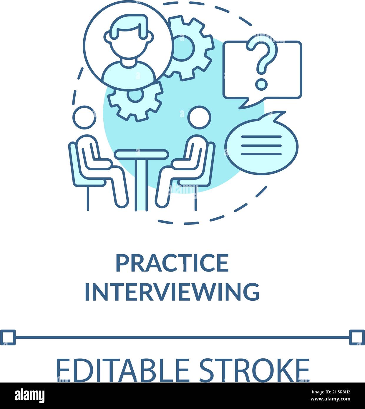 Preparing for interview illustration hi-res stock photography and ...