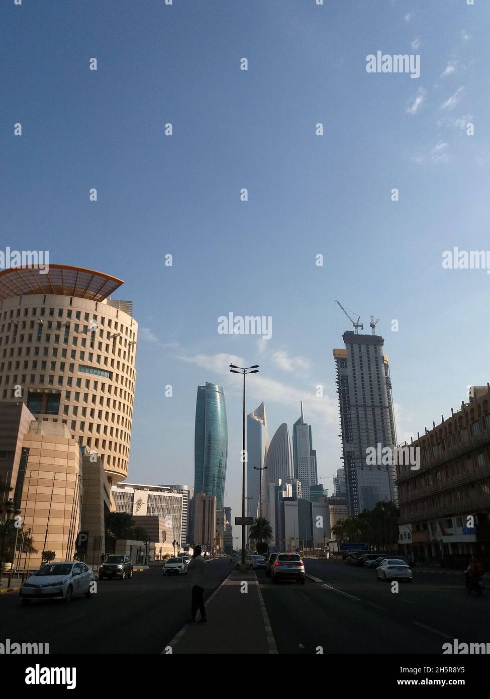 Beautiful View Of Kuwait's Downtown Stock Photo - Alamy