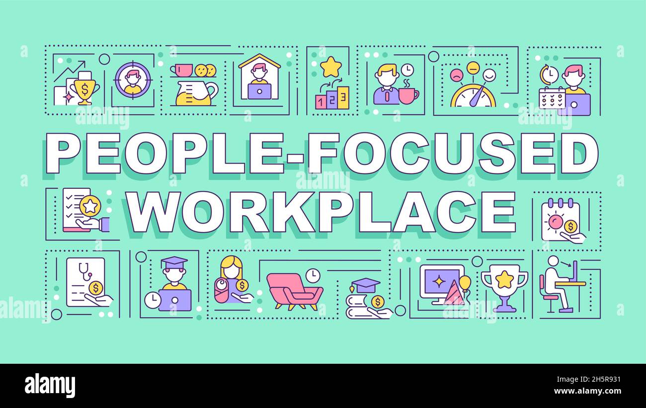 People focused workplace word concepts banner Stock Vector Image & Art ...