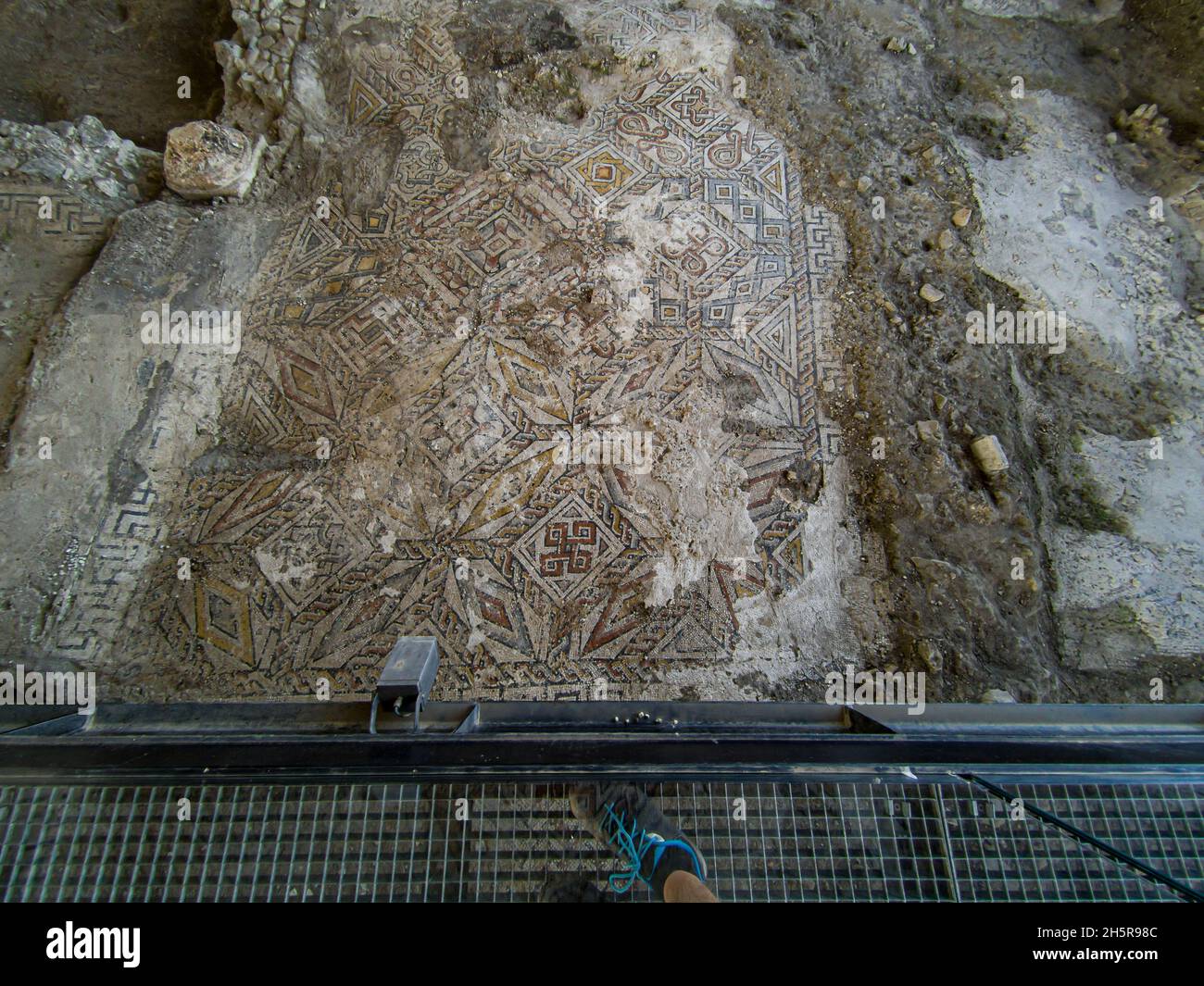 RIO MAIOR, PORTUGAL - Oct 15, 2021: An excavations site of Villa Romana ...
