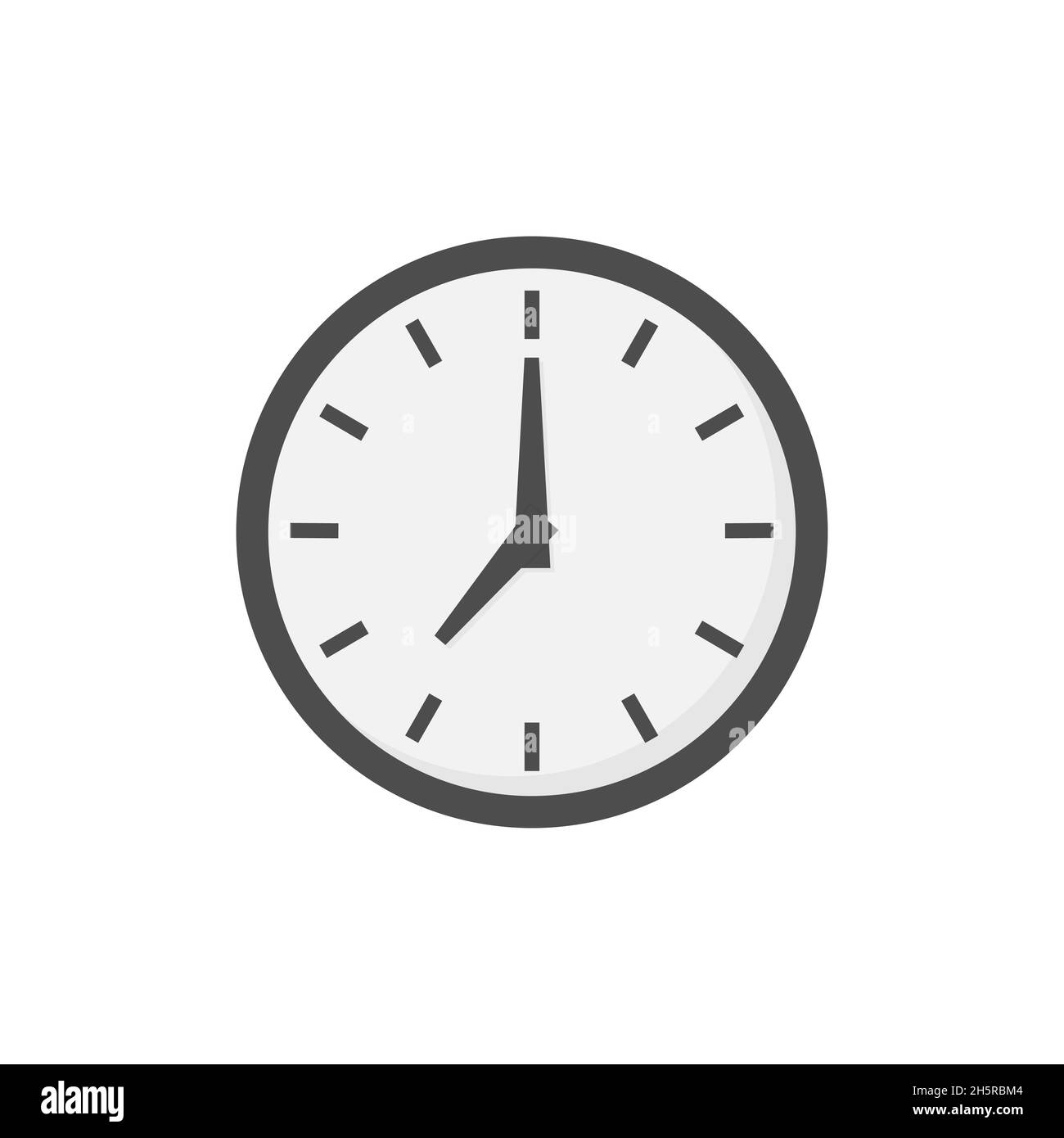 watch symbol time icon in flat style, vector Stock Vector Image & Art ...