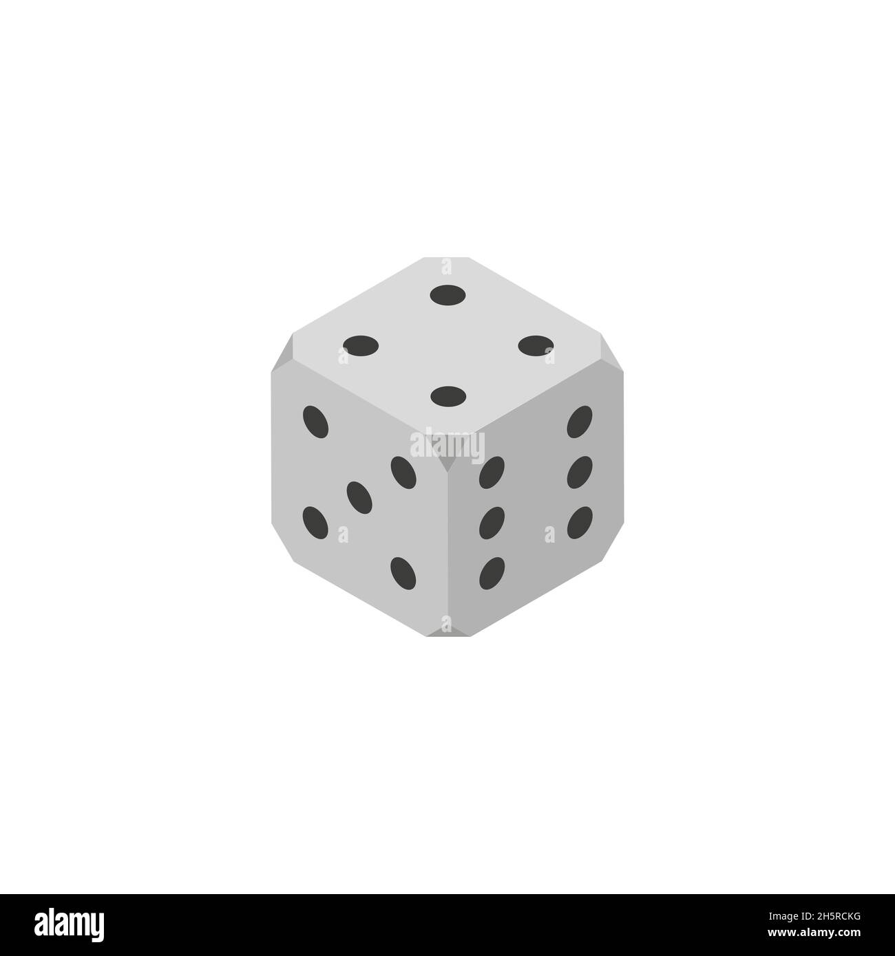 dice 3d illustration on black backdrop. 3d vector. Risk sign vector ...