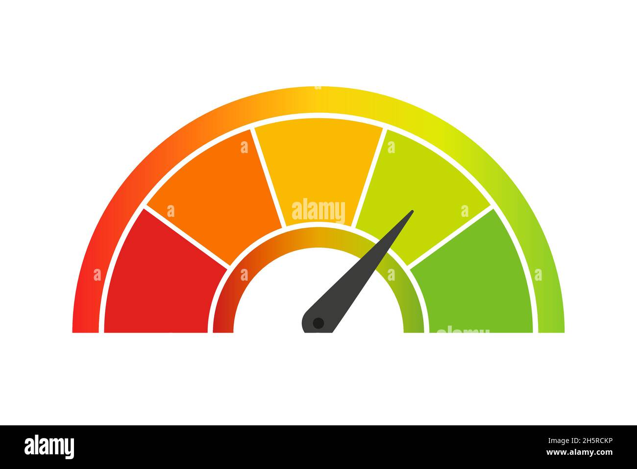 Scale speed in abstract style on white background. Vector speedometer ...