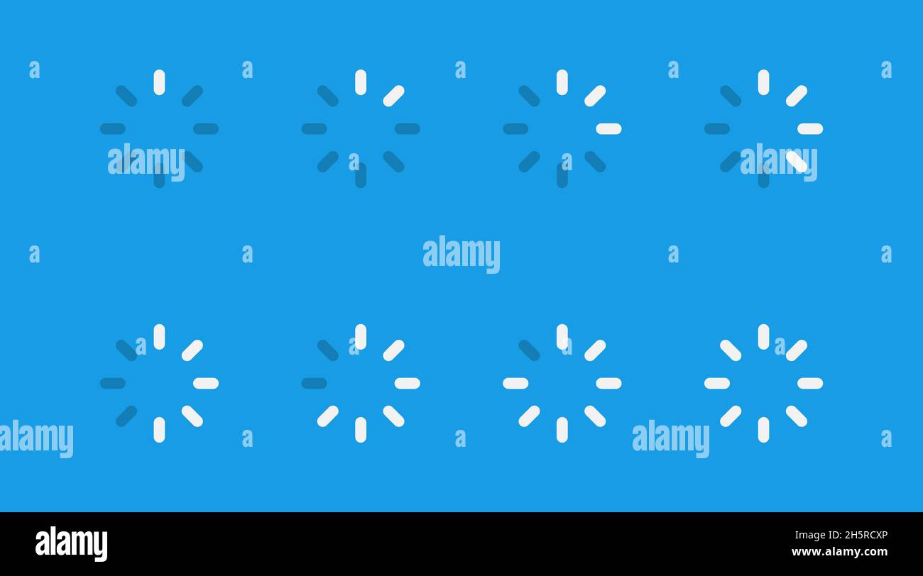 Web template on light background. Loading icon set. Vector progress loading bar set Stock Vector ...