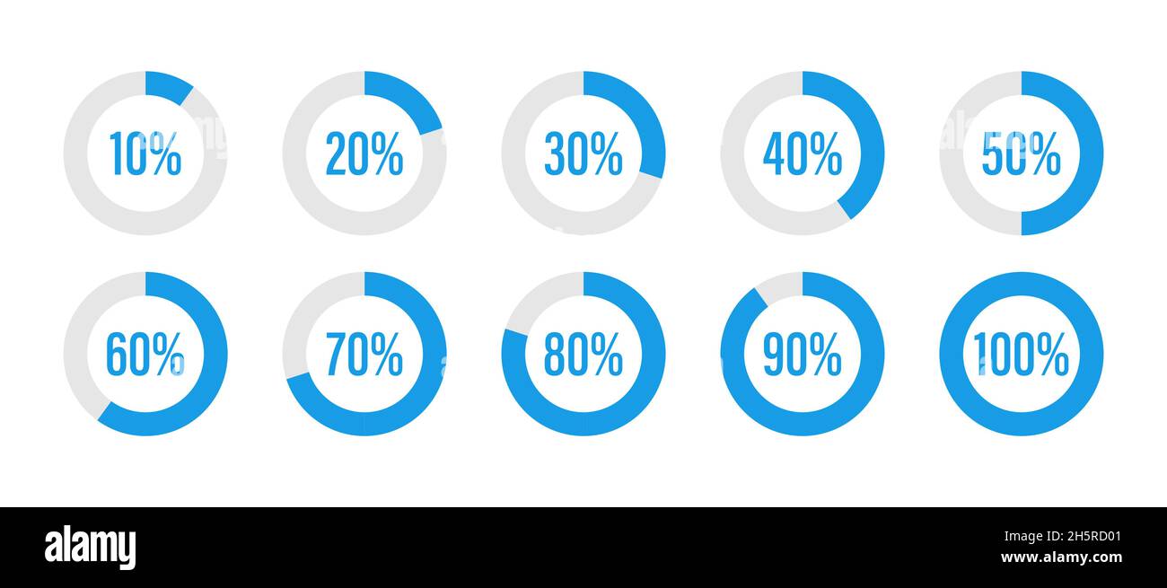 Status loadingz indicator set. Vector infographic element. Process ...