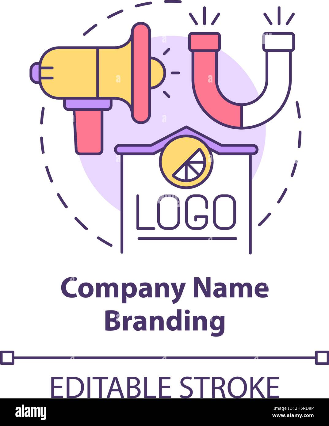 Personal branding strategy symbol Cut Out Stock Images & Pictures - Alamy