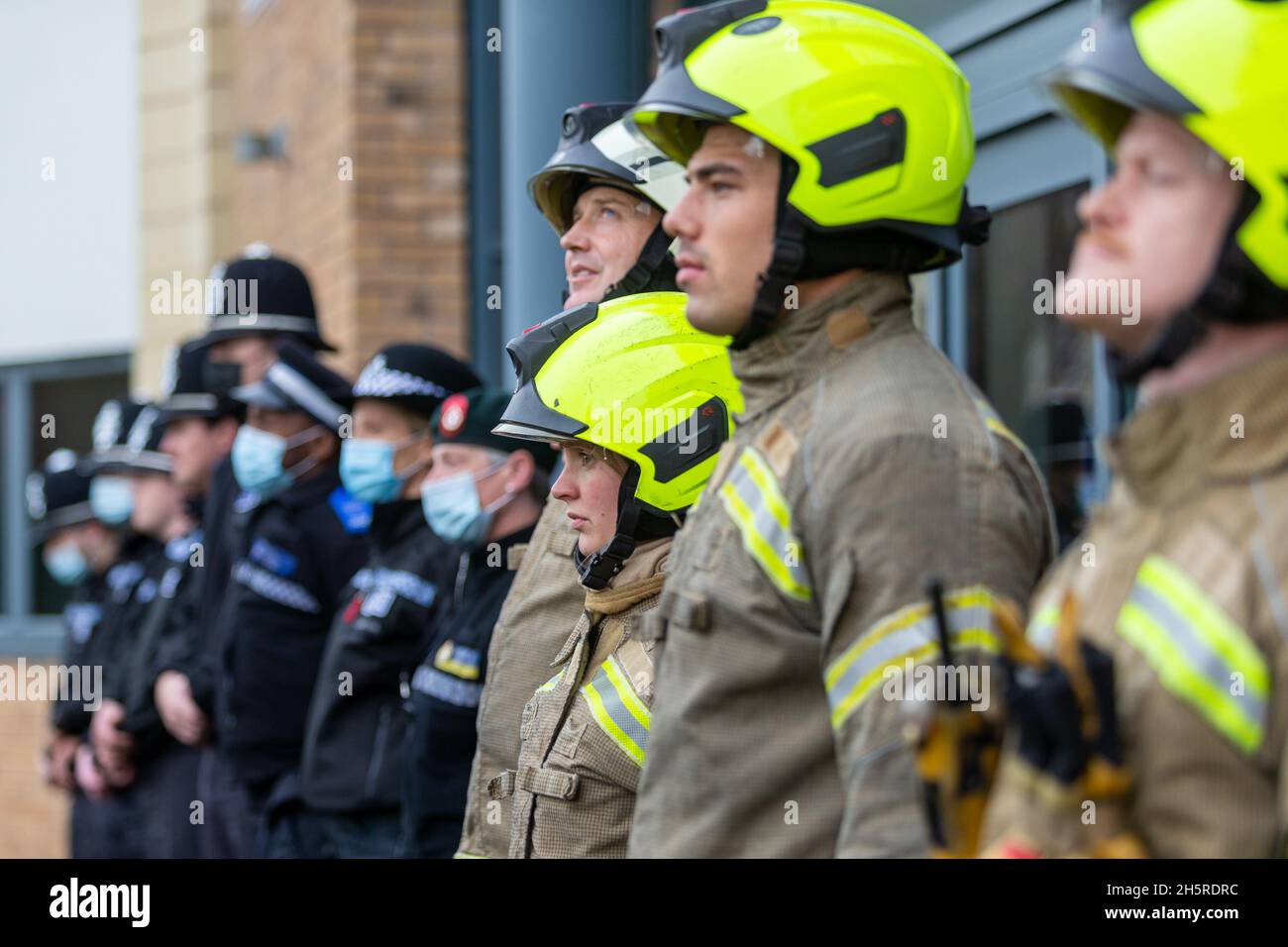 Cradley Heath, West Midlands, UK. 11th Nov, 2021. Fire and rescue ...