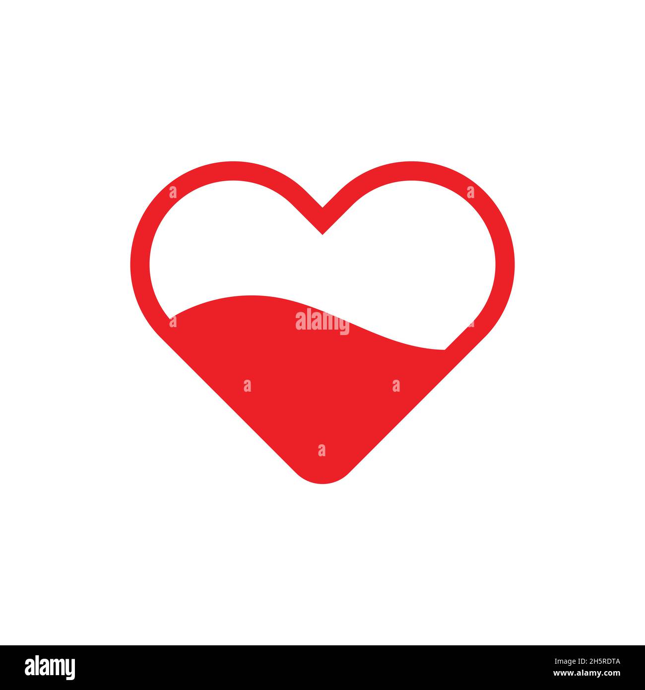 Half full vector vectors hi-res stock photography and images - Alamy