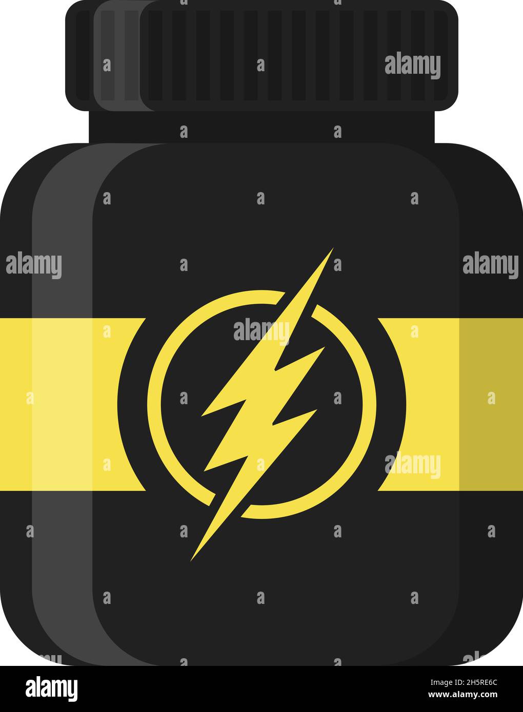 Protein shaker bottle on Stock Vector Images - Alamy