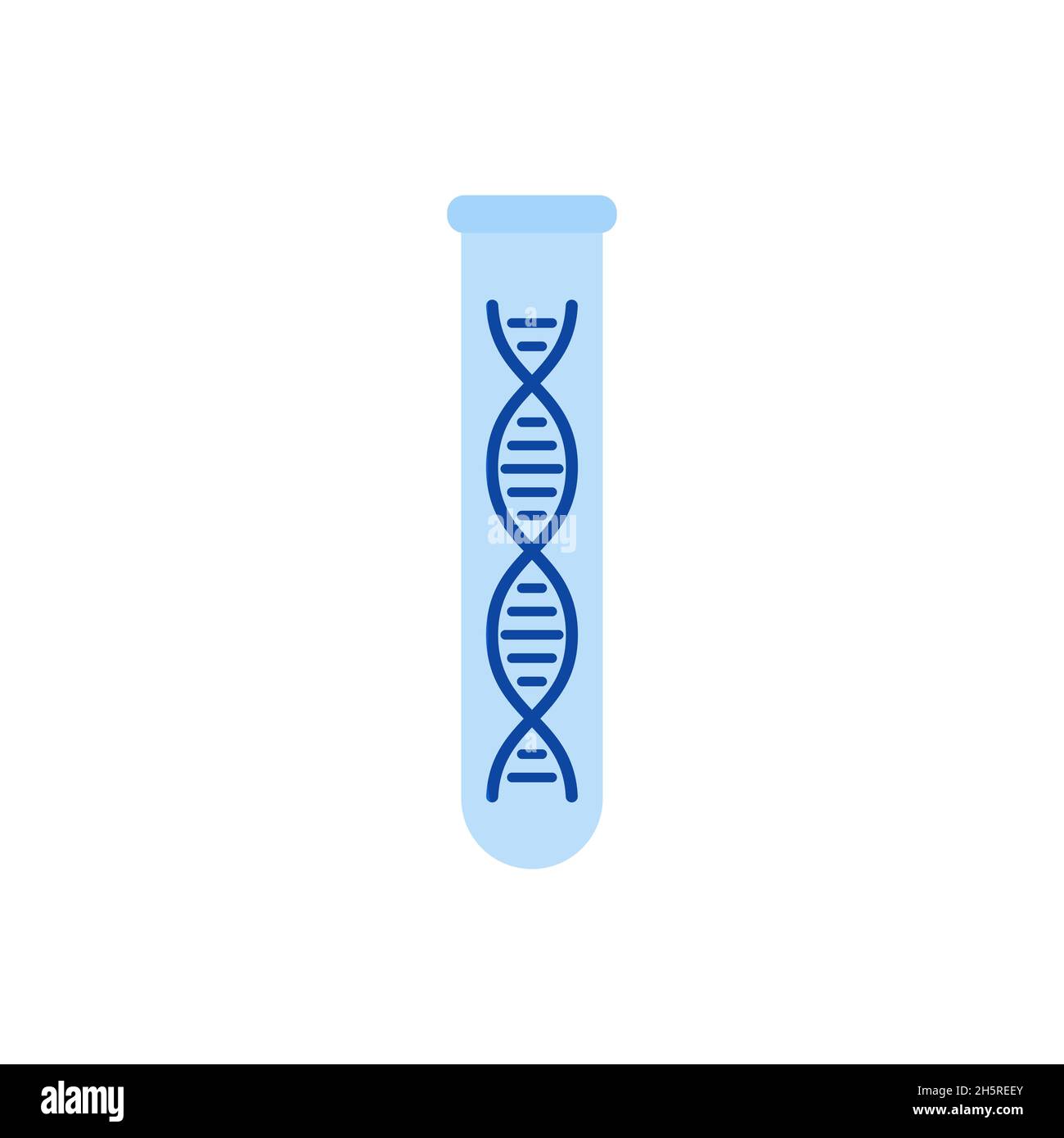 Dna structure in test Stock Vector Images - Alamy