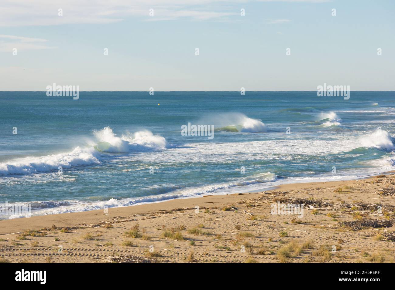 Waves, bad sea on the beach Stock Photo - Alamy