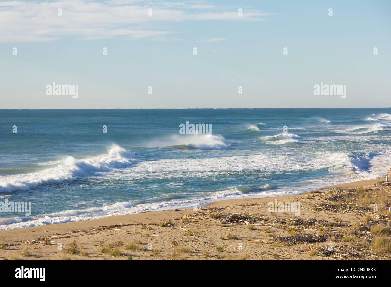 Waves, bad sea on the beach Stock Photo - Alamy