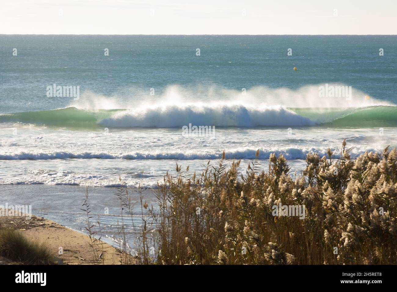 Waves, bad sea on the beach Stock Photo - Alamy