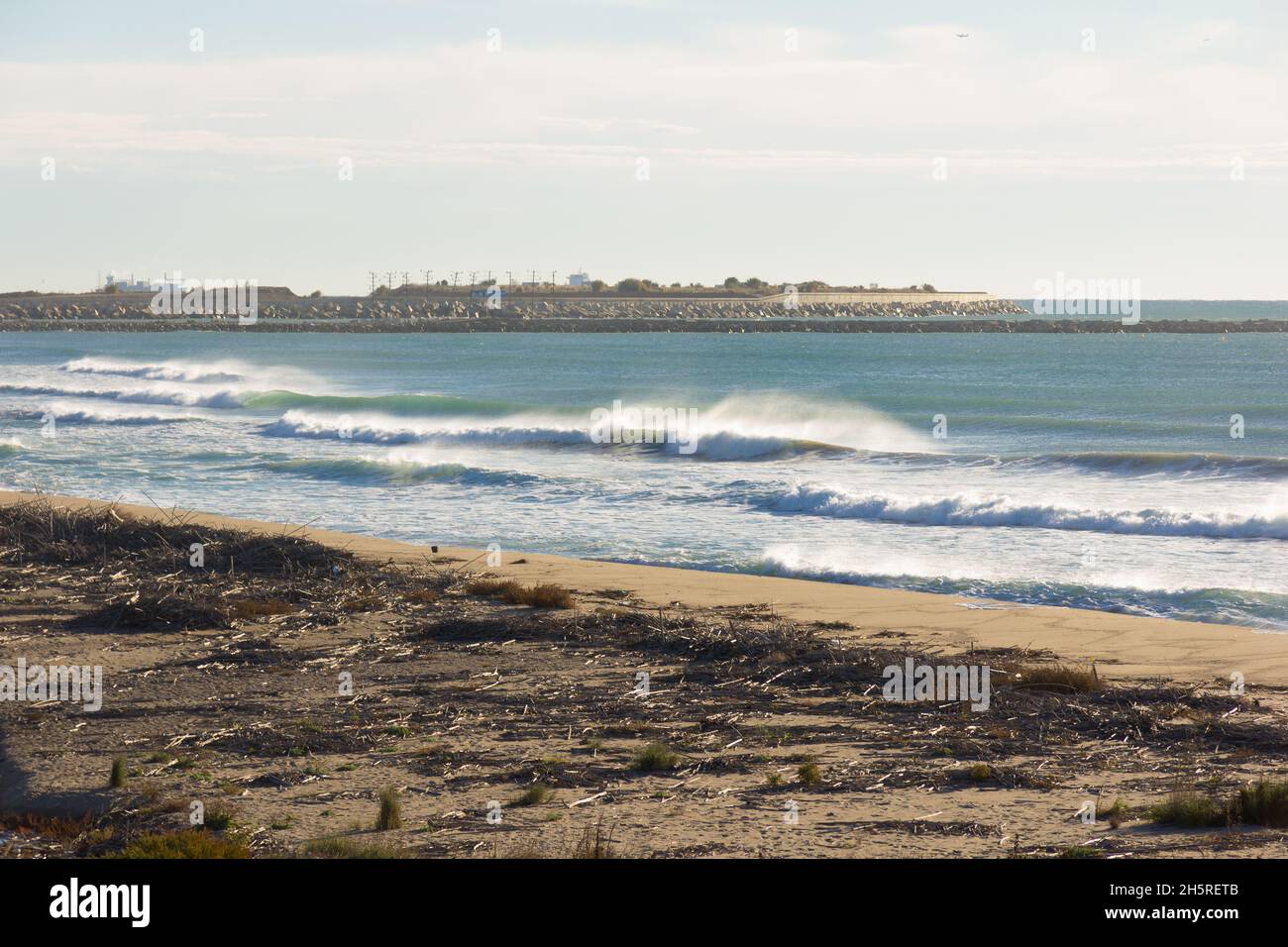 Waves, bad sea on the beach Stock Photo - Alamy