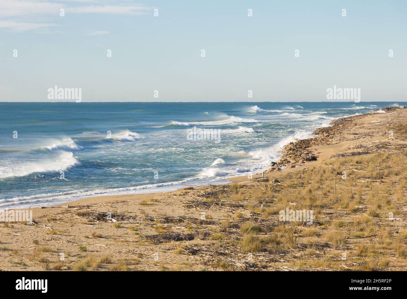 Waves, bad sea on the beach Stock Photo - Alamy