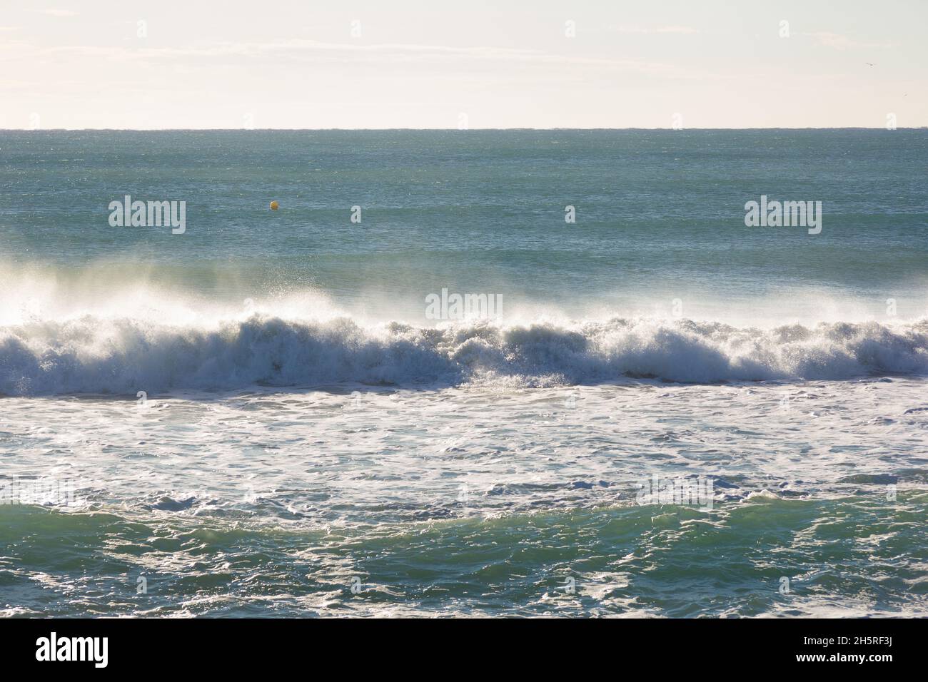 Waves, bad sea on the beach Stock Photo - Alamy