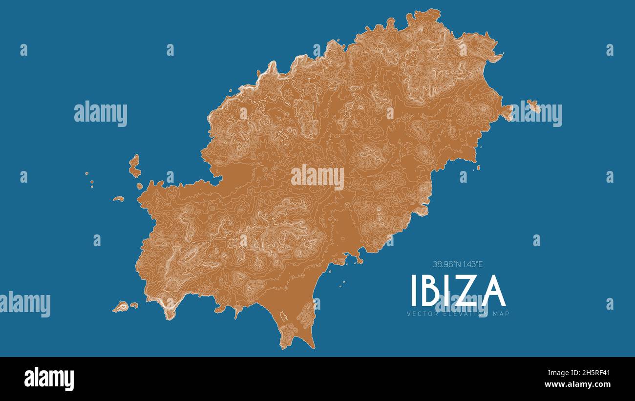 Ibiza map Stock Vector Images - Alamy