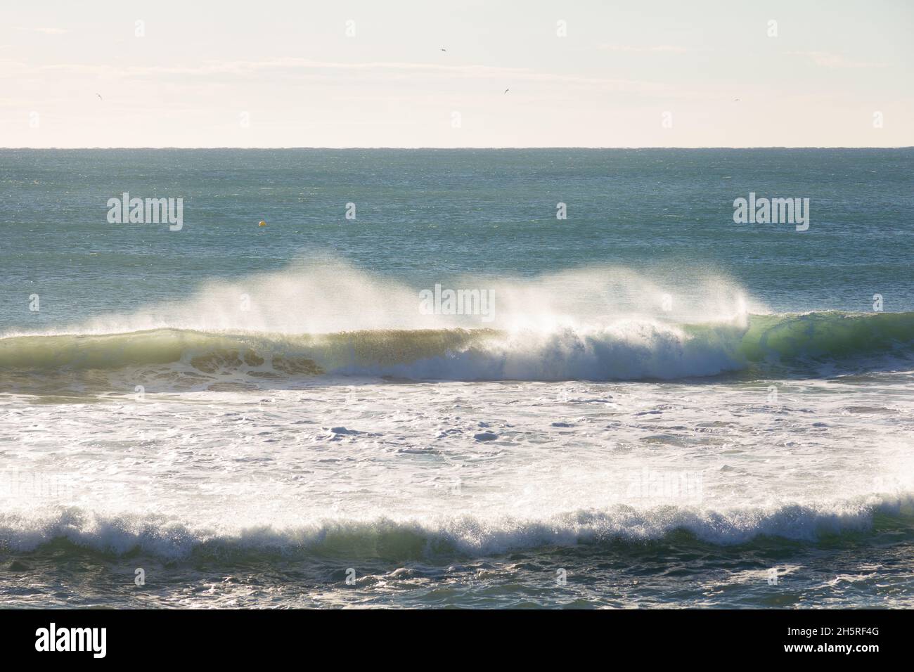 Waves, bad sea on the beach Stock Photo - Alamy